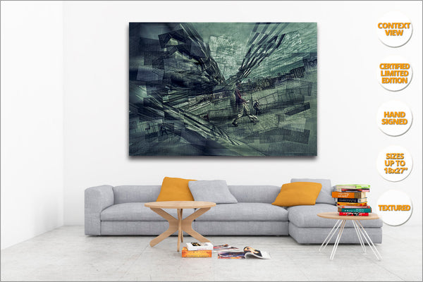 Midtown Manhattan. 'New York Through the Rain' Series. · By Alberto Mateo. – The Last Footprint